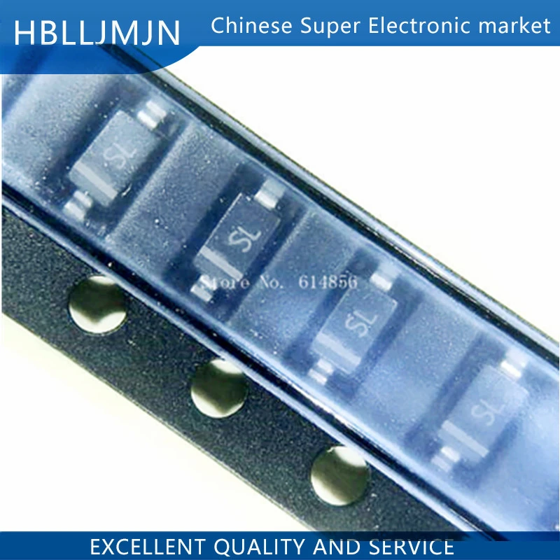 50PCS B5819W 1N5819W SOD 123 Marking SL schottky barrier diode 40V 1A ...