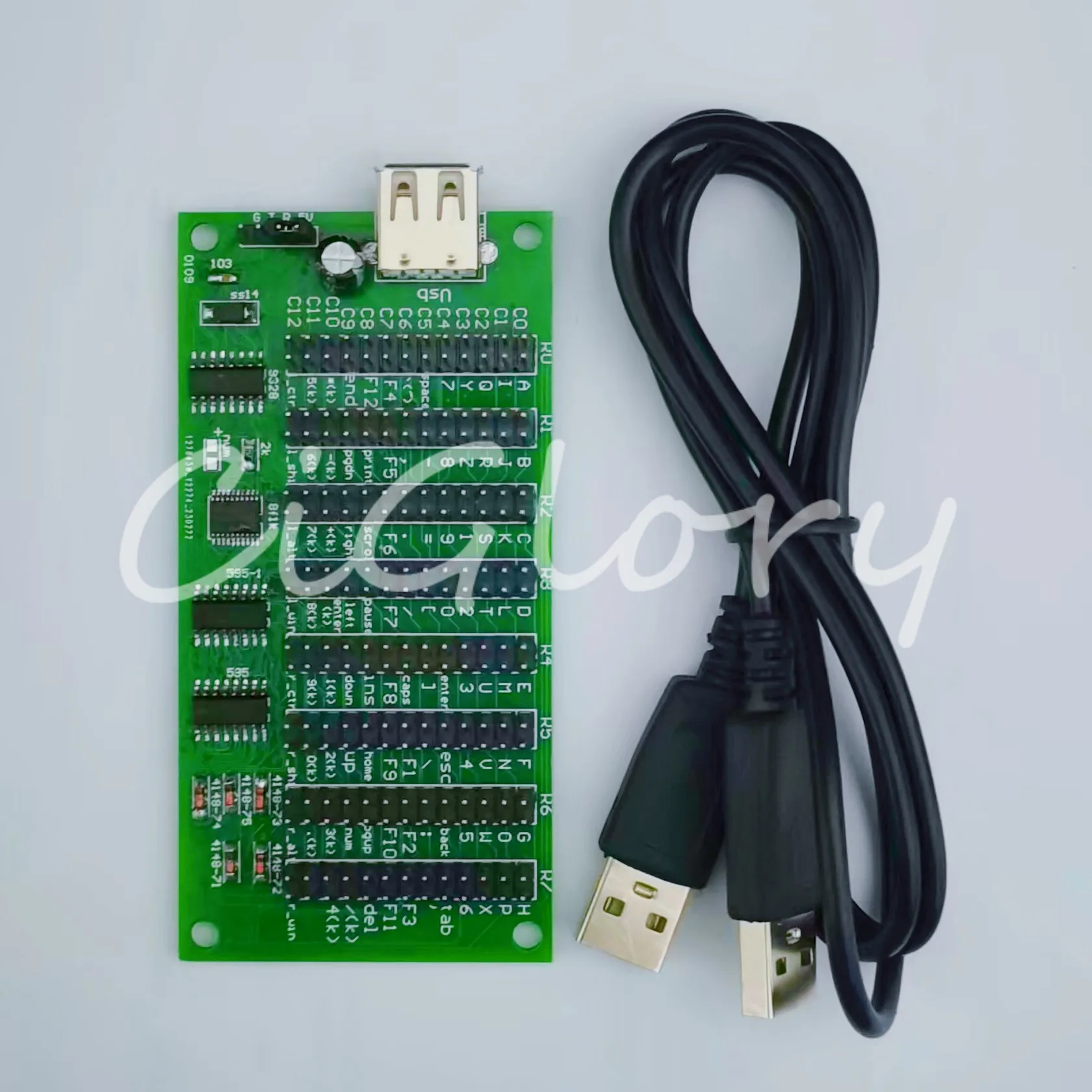USB-Keyboard-HID-Module-CH9328-Module-Chip-Scanning-Full-Keyboard-104 ...