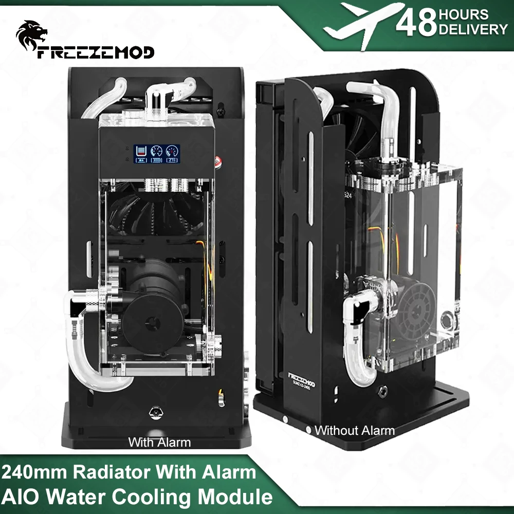 With Alarm AIO Water-cooled Module FREEZEMOD Water Pump and Water Tank ...