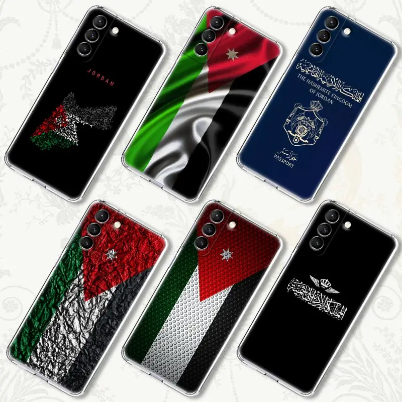 Jordan-Passport-Flag-Map-Clear-Phone-Case-For-Samsung-Galaxy-S24-S23 ...