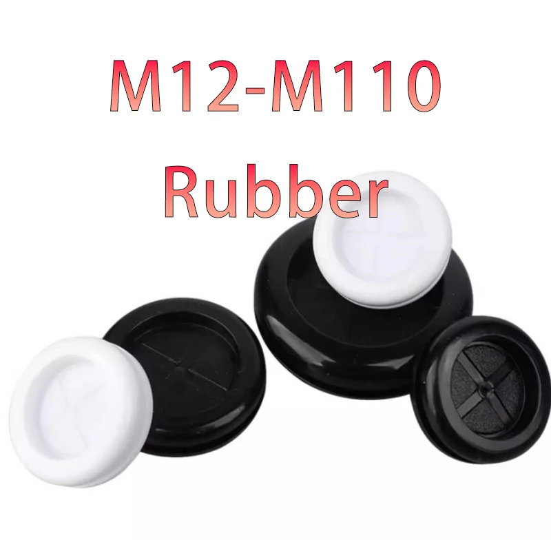 1-20pcs 12-110mm Circlip Rubber wire grommet gasket Electric box inlet ...