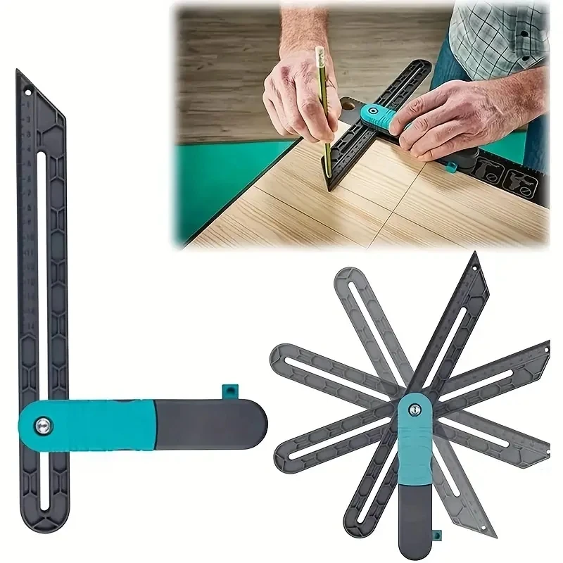 1pc-Adjustable-Angle-Ruler-With-Adjustable-Lock-Woodworking-Edge ...