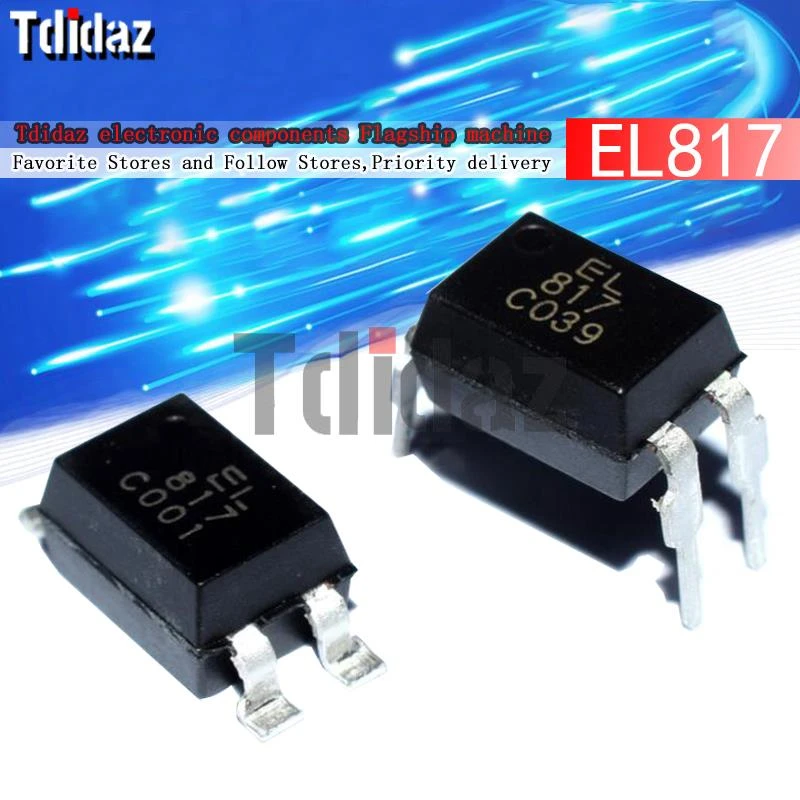 100PCS PC817 EL817 817 817C FL817C PS817C DIP SOP Optocoupler IC DIP 4 SOP 4| | - AliExpress