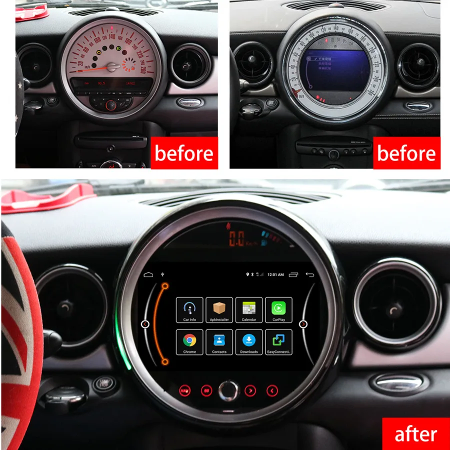 Android-Auto-Car-Radio-For-BMW-Mini-Cooper-R56-R60-2007-2014-Carplay ...