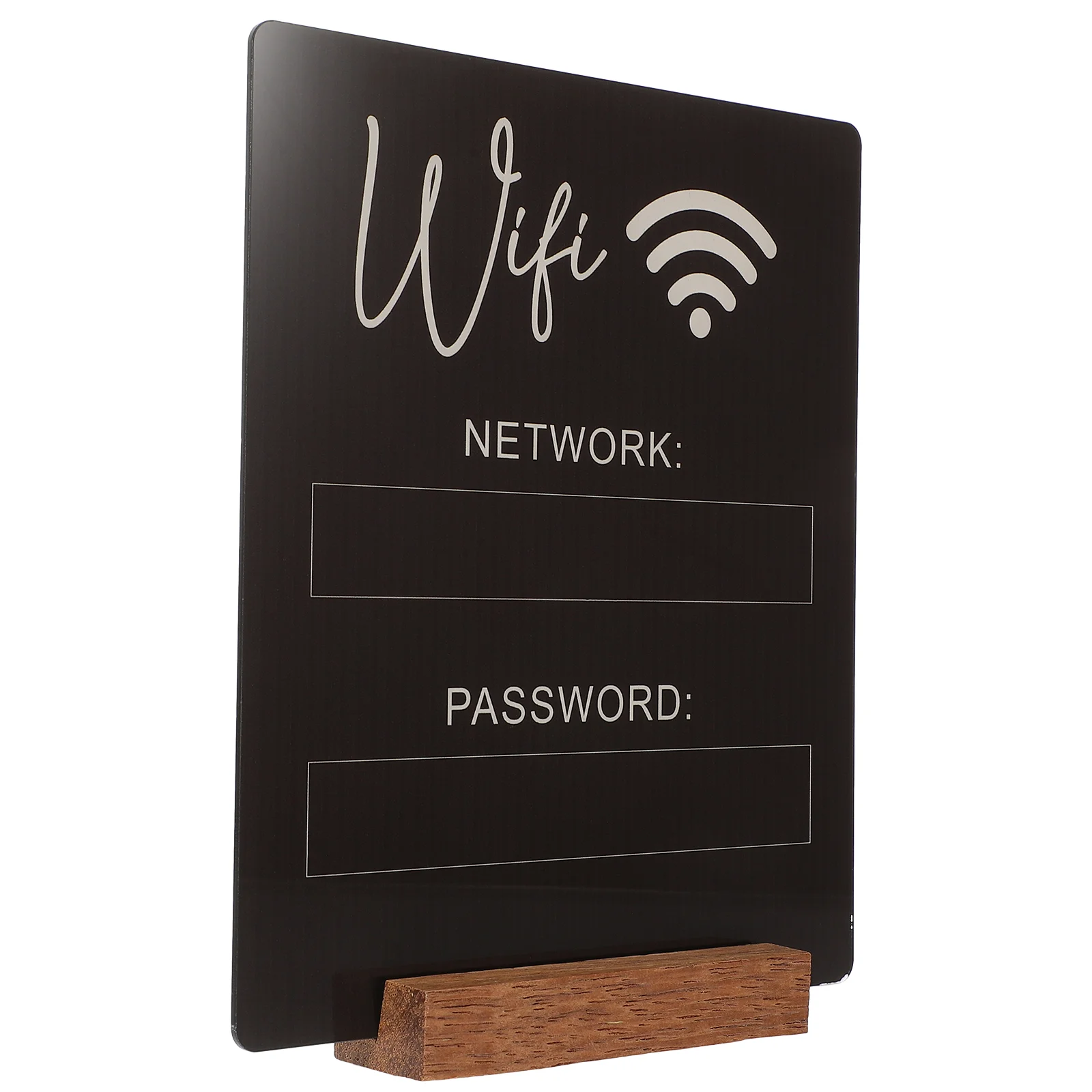 Acrylic-WiFi-Sign-Board-Table-Wifi-Password-Sign-Table-WiFi-Sign-for ...