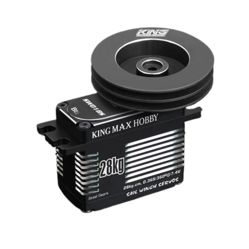 Kingmax-SW01BS-77g-28kg-Cm-Digital-Steel-Gears-Sail-Winch-Servo ...