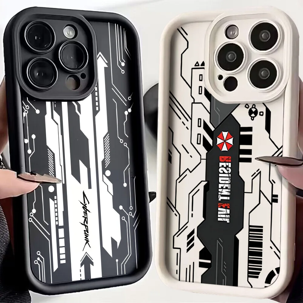 Popular Mechanical Style Phone Case For IPhone 16 15 14 13 12 11 Pro ...