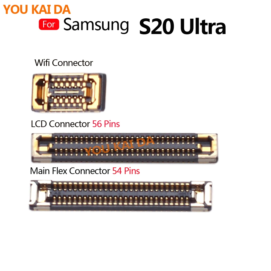 2Pcs-LCD-FPC-Plug-Main-Board-PCB-Connector-Mainboard-Flex-Connector ...