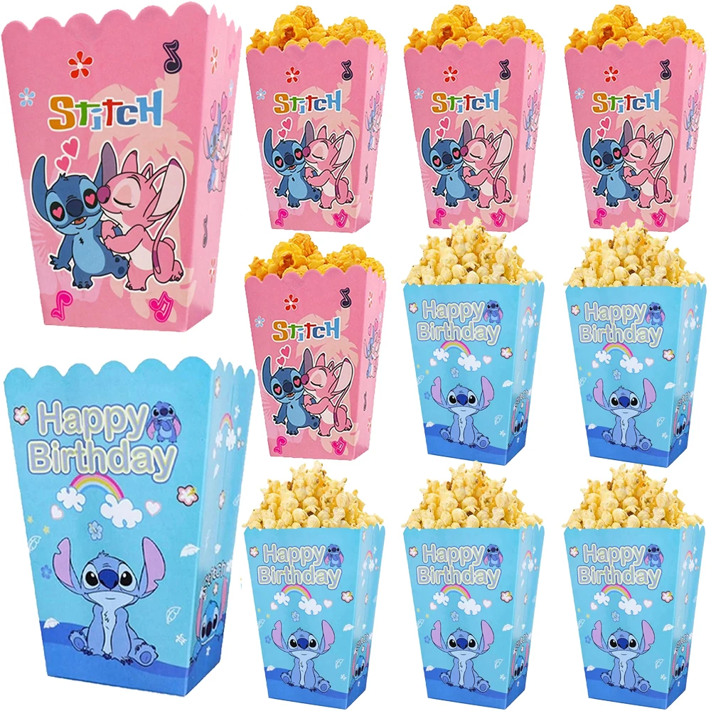6-24pcs-Lilo-Stitch-Popcorn-Box-Chocolate-Snack-Boxes-Blue-Pink-Stitch ...