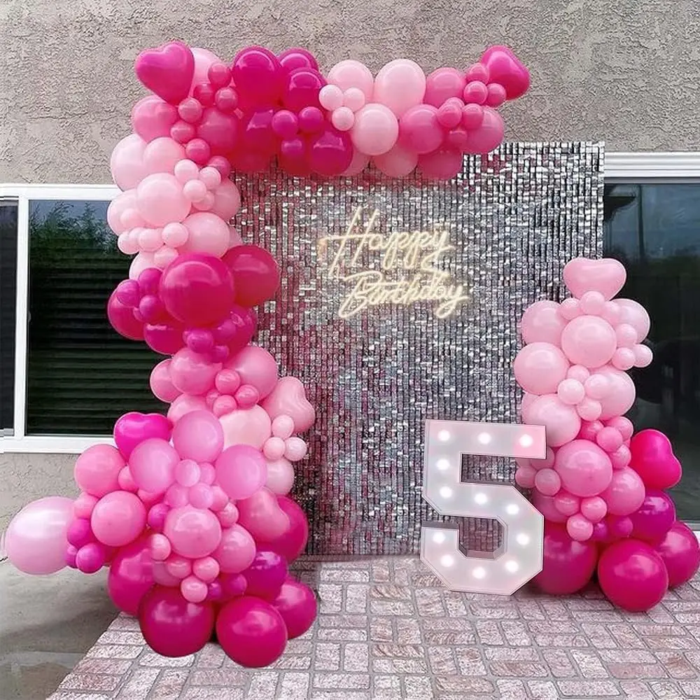 Pink-Barbie-Decorations-Balloon-Garland-Arch-Kit-for-Princess-Theme ...
