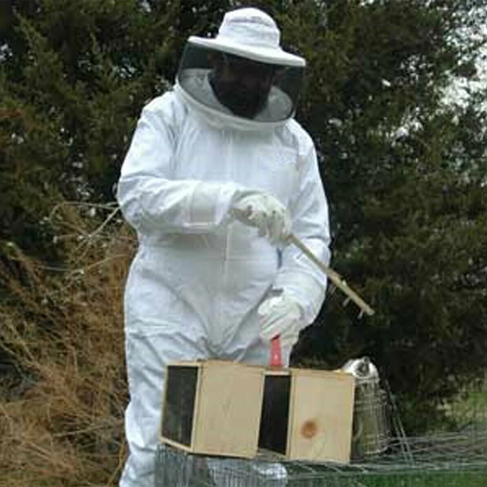 Zipper-Anti-Bee-Beekeeper-Protective-Clothing-Full-Body-Professional ...