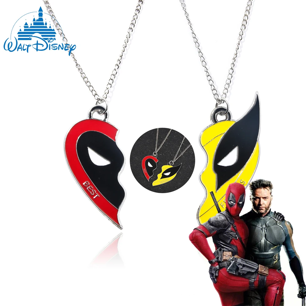 Disney-collar-de-Marvel-Deadpool-3-para-hombre-y-mujer-colgante-de ...