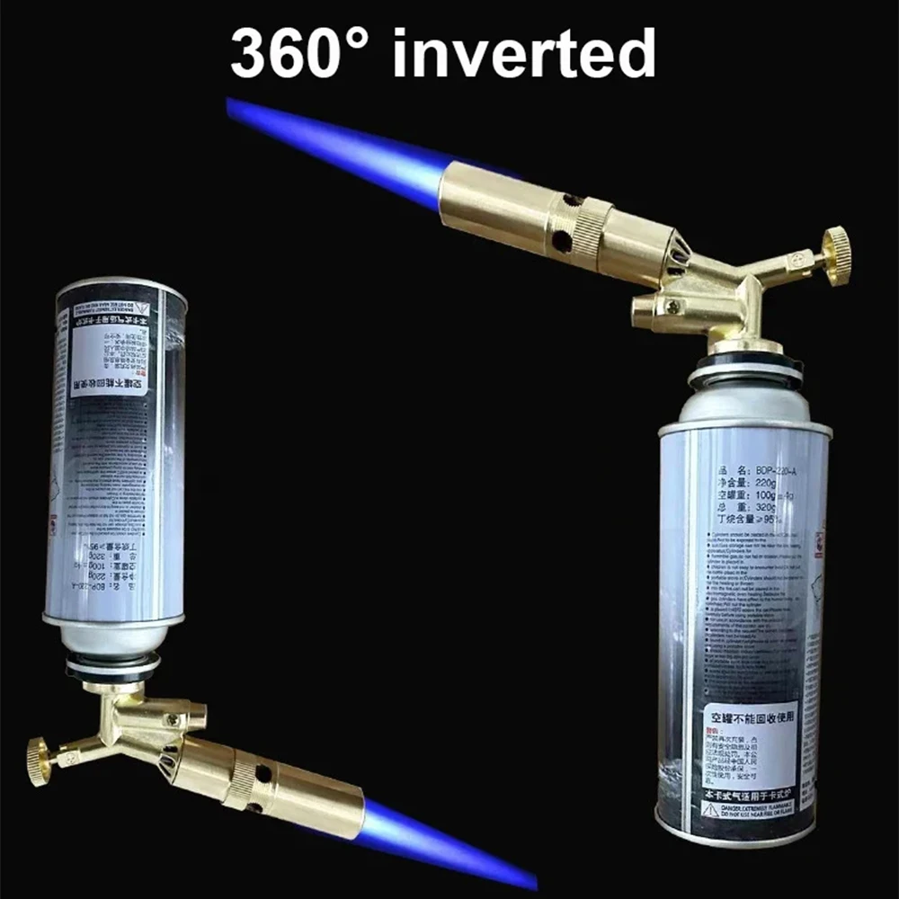 Welding-Torch-Gas-Burner-Flame-Gun-Blower-Pure-Copper-Gas-Torch-Brazing ...