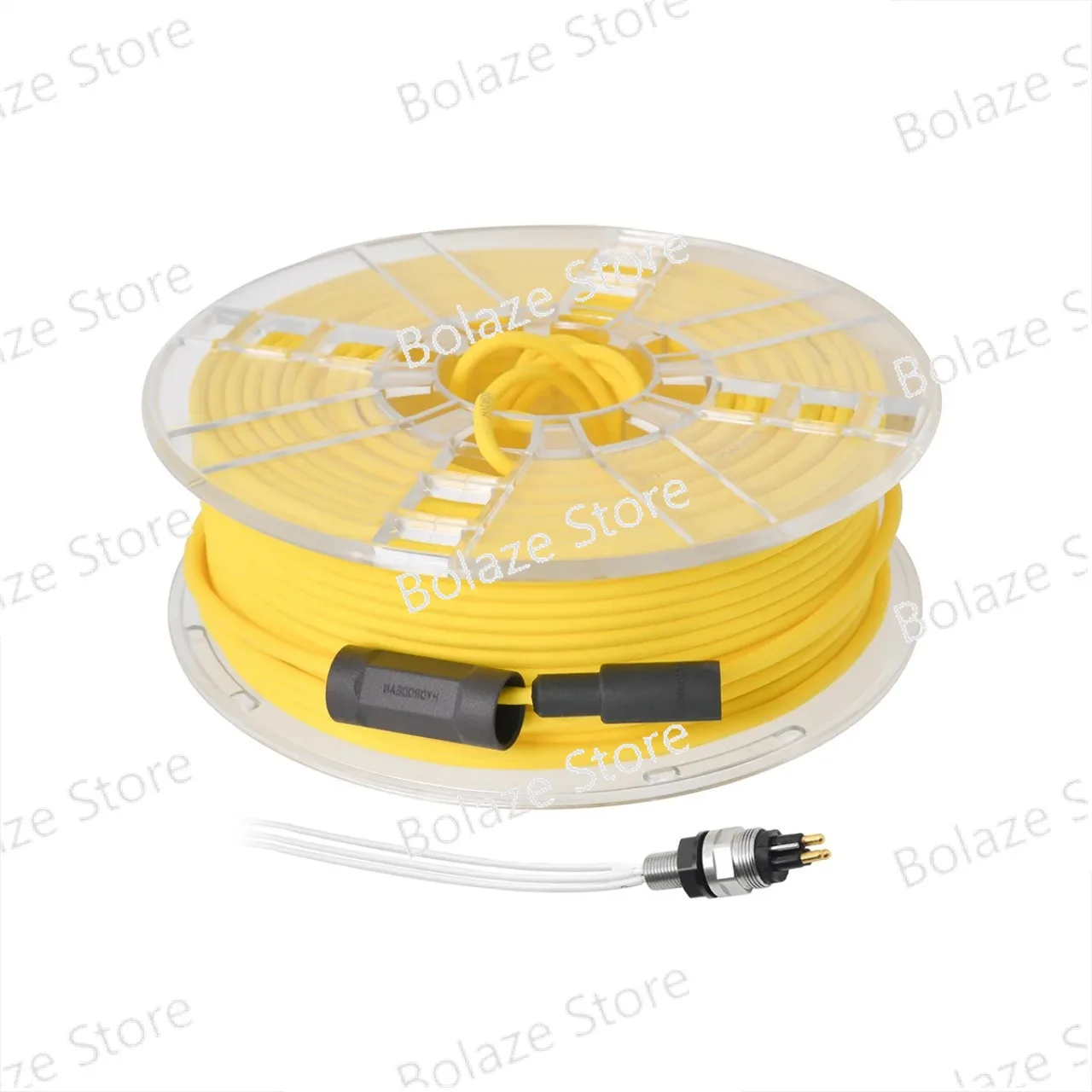 Signal-waterproof-umbilical-cable-60m-Connector-2x26awg-Zero-Buoyancy ...