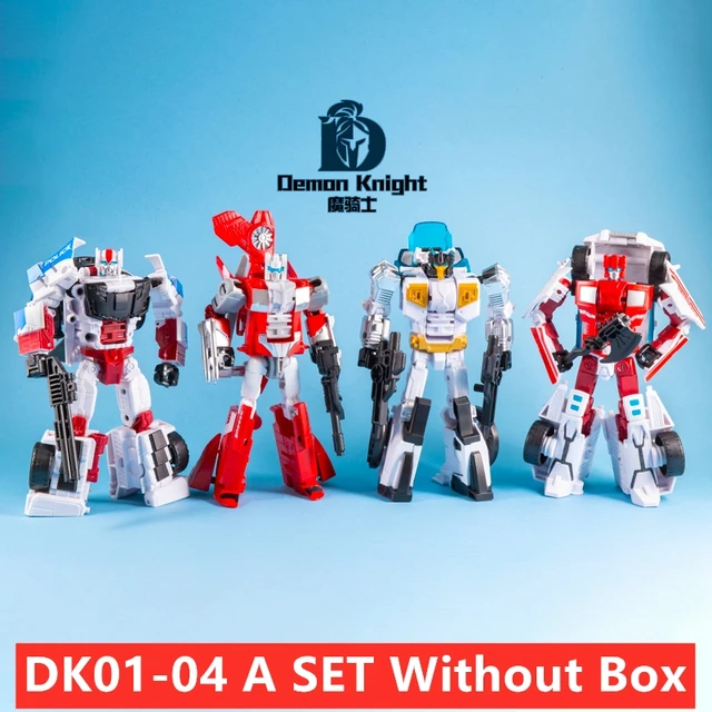 DK-figuras de Transformers Demon Knight agrandar, DK01-04, un conjunto, punto caliente, primeros ...