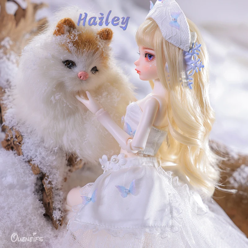 Hailey 1/6 Yosd Dolls Big Ears In The Shape Of Snowflakes Professional ...