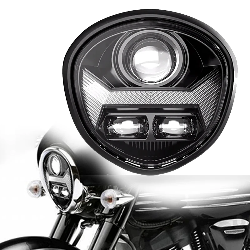 E24-Approved-Led-Headlight-Projector-High-Low-Beam-Adjustable-Headlamp ...