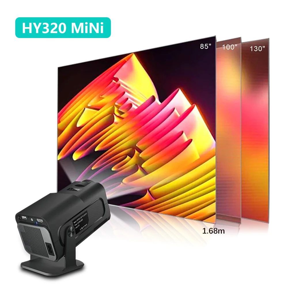 Clarander-hy320-mini-4k-proyecci-n-HD-720P-200-ANSI-doble-wifi6-bt5-0 ...