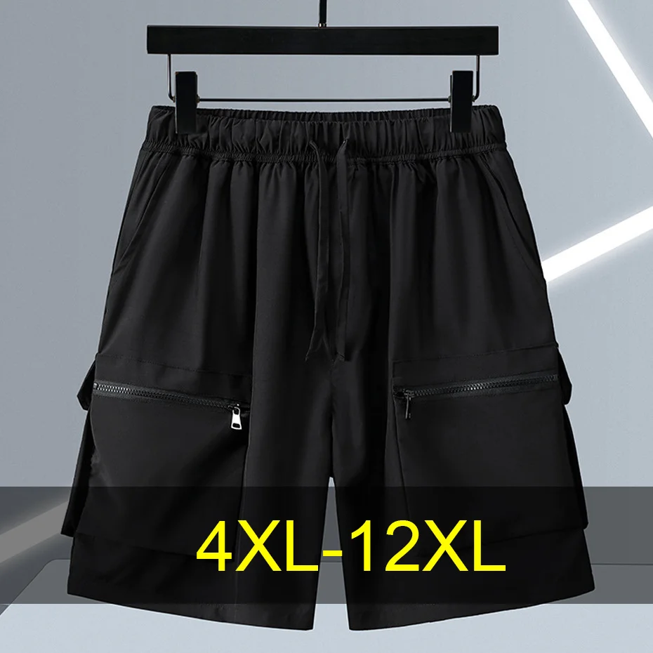 Summer Cargo Shorts Men 12XL Plus Size Shorts Fashion Casual Short ...