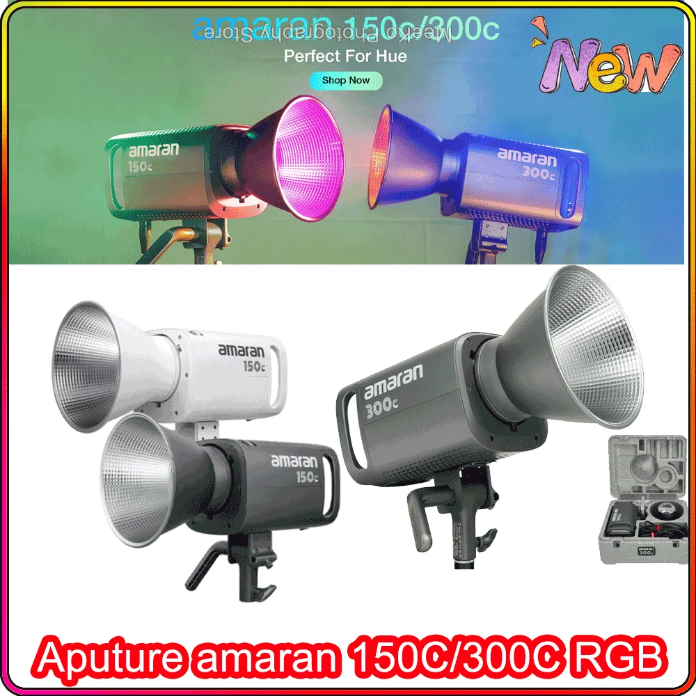 Aputure-amaran-150C-300C-RGB-Video-Light-2500K-7500K-Bowens-Mount ...
