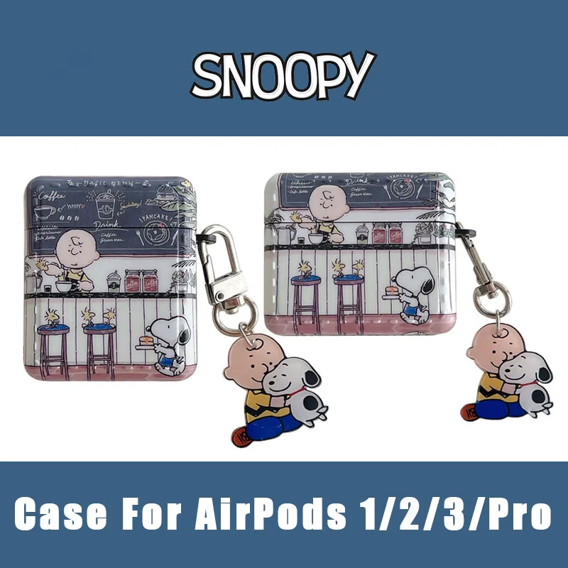 Snoopy funda para Apple AirPods 1 2, funda para AirPods Pro 3, funda ...