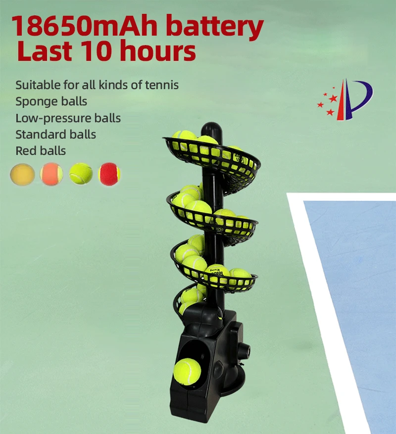 Tennis-Machine-Tennis-Serving-Machine-Lightweight-Tennis-Toss-Machine ...