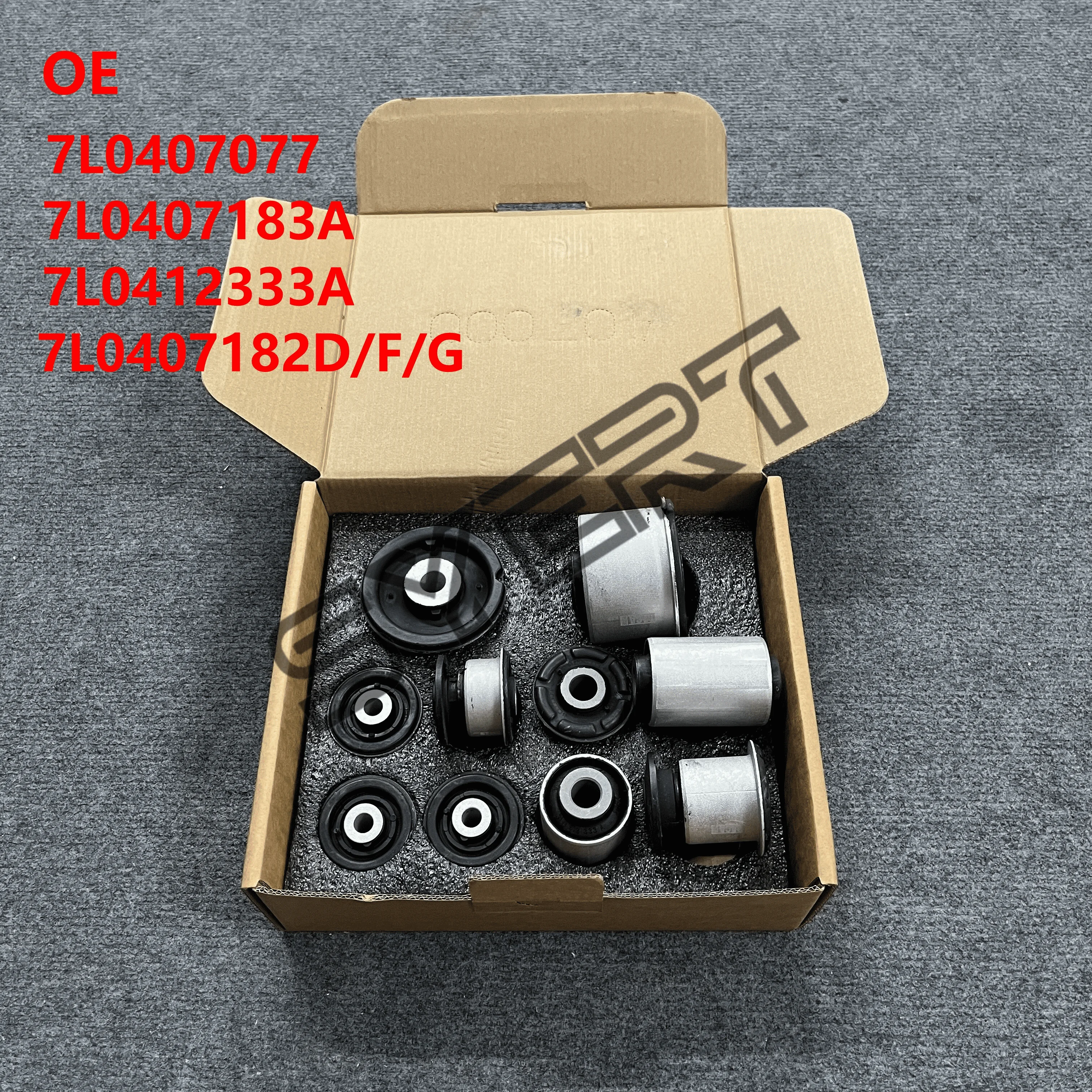 10X Front Lower Upper Bushing Kits 7L0407077 7L0407182D /F/G For Audi ...
