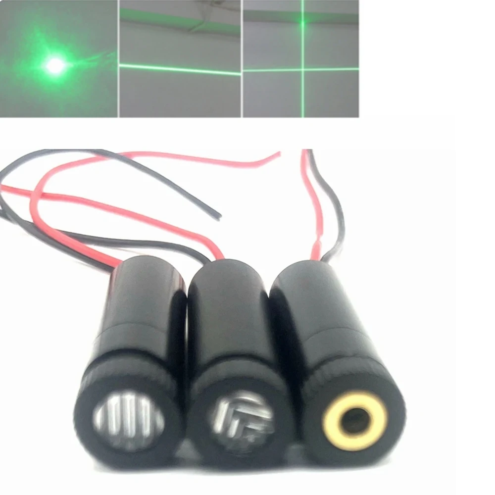 Adjustable industrial Grade 515nm 520nm 15mw Green Laser Module Dot ...