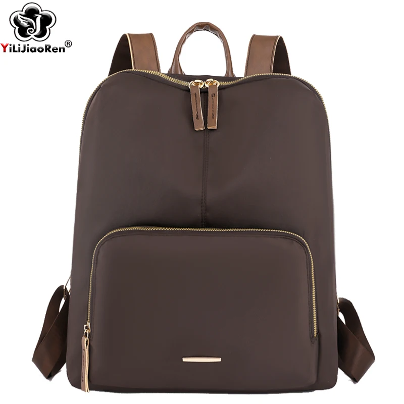 Waterproof-Nylon-Backpack-Female-Fashion-Travel-Rucksack-Laptop-Backbag ...