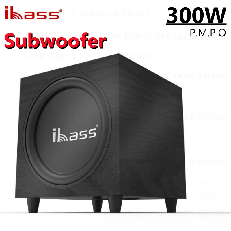 Ibass-Wooden-12-Inch-Active-Subwoofer-Built-in-Amplifier-300W-Peak-High ...