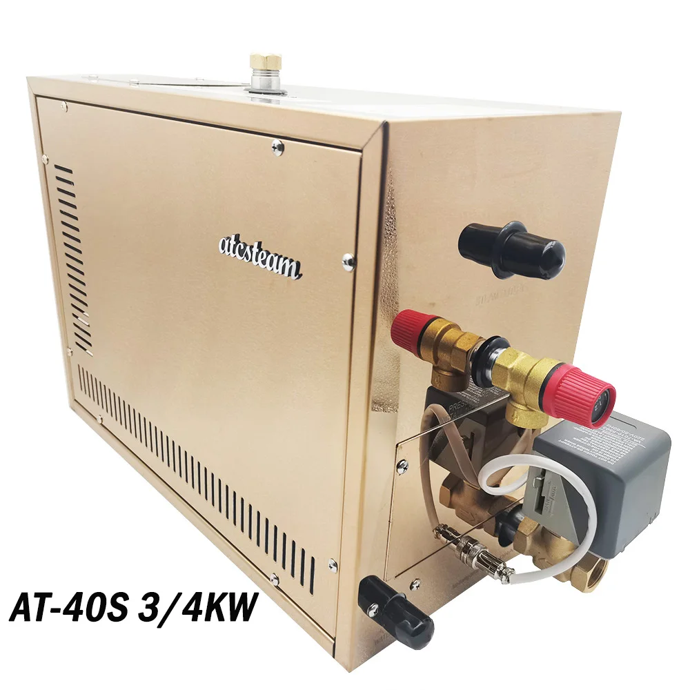 AT 40S 3/4KW Home Wet Steam Rooms Steam Bath Generator Household ...