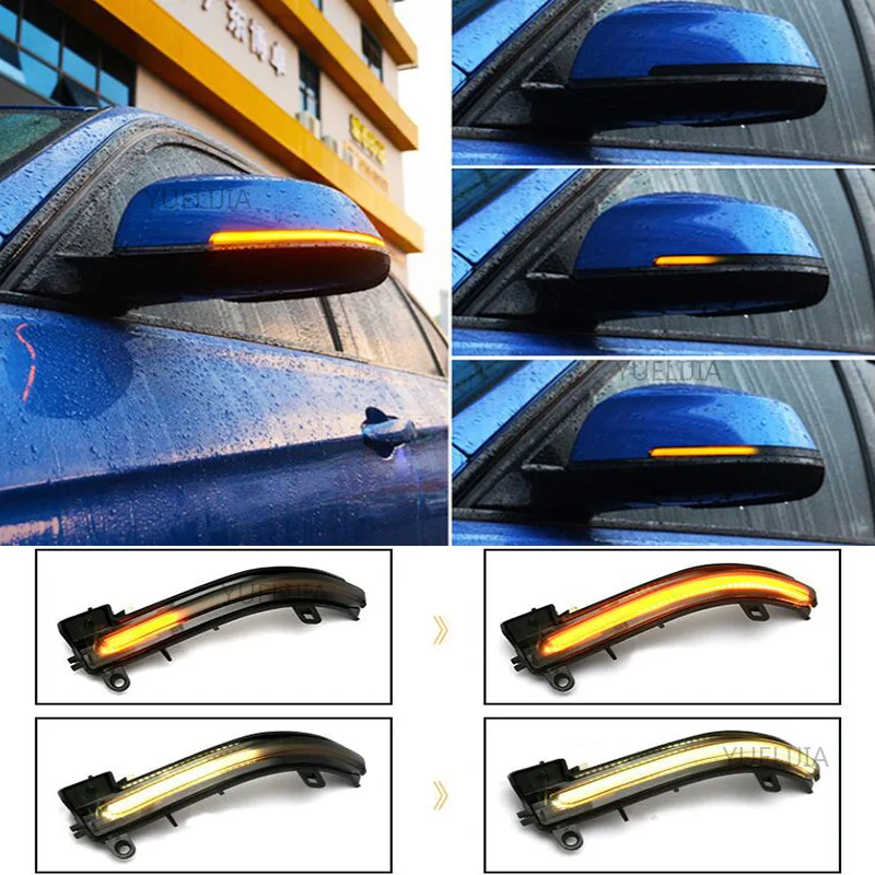 Espelho-retrovisor-LED-Dynamic-Turn-Signal-BMW-1-2-3-S-rie-4-F20-F21 ...