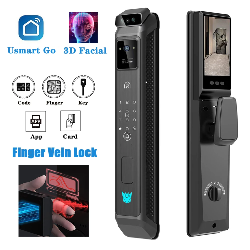 Usmrat-Go-3D-Face-Recognition-Vein-Fingerprint-Digital-Electronic-Door ...