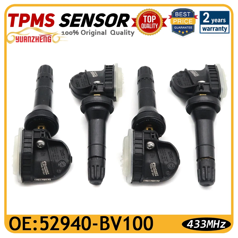 52940-bv100 Car Tpms Tire Pressure Sensor For 21-26 Hyundai Creta H1 ...
