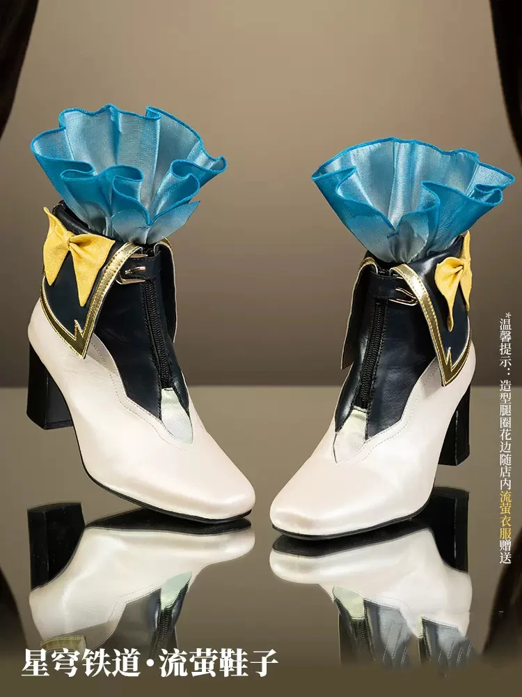 Cos-Honkai-Star-Rail-Anime-Game-Cosplay-Firefly-Prop-Shoes-Mid-High ...