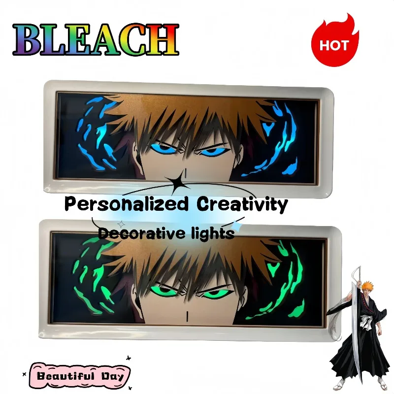 BLEACH Ichigo Kurosaki paper sculpture lamp anime cartoon personality ...