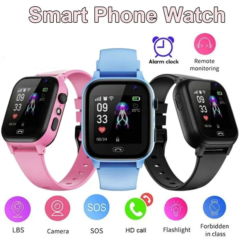 New-Kids-Smart-Watch-SOS-LBS-Voice-Chat-Call-Sim-Card-For-Children ...