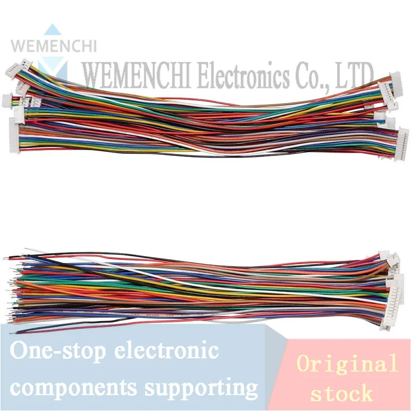 10Pcs JST 1.25mm Single/Double Head Wire Cable Connector Micro JST ...