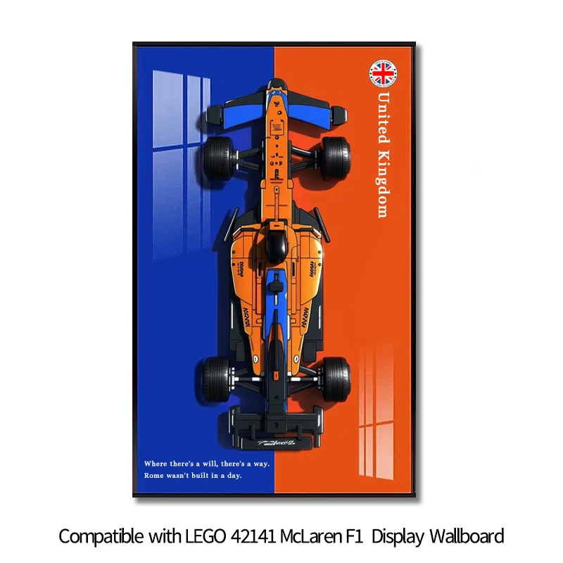 NEW Display Wallboard Compatible with LEGO 42141 Mclaren F1 building ...