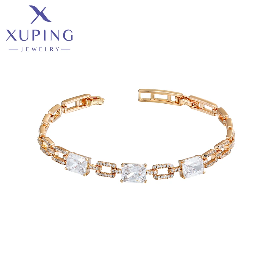 Xuping Jewelry New Arrival Fashion Women's Bracelet with Gold Color ...