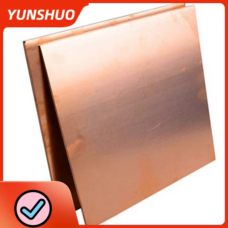 99.9% Pure Copper Sheet Plate 0.5mm 0.8mm 1mm 2mm 3mm Thickness DIY ...