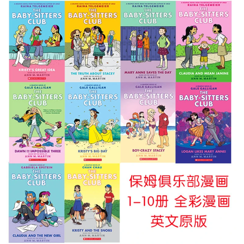 10-Books-set-The-Baby-Sitters-Club-Graphic-Novel-for-Ages-6-To-12-for ...