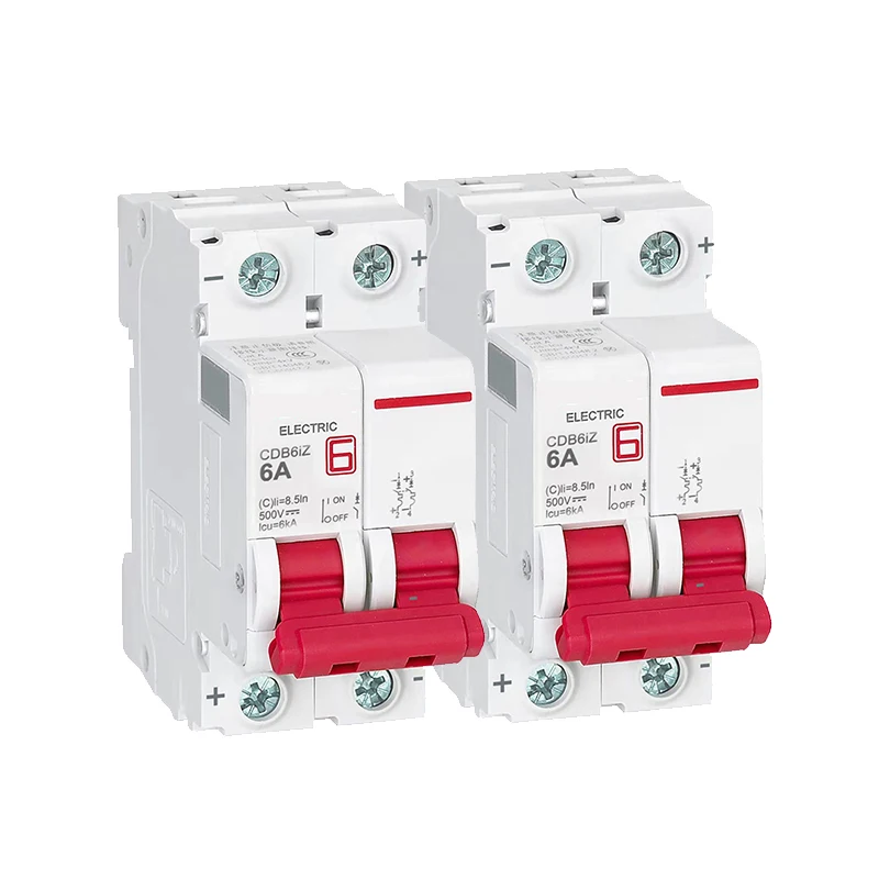 CDB6iZ-2P-DC-500V-Solar-Mini-Circuit-Breaker-Battery-Switch-6A-10A-16A ...