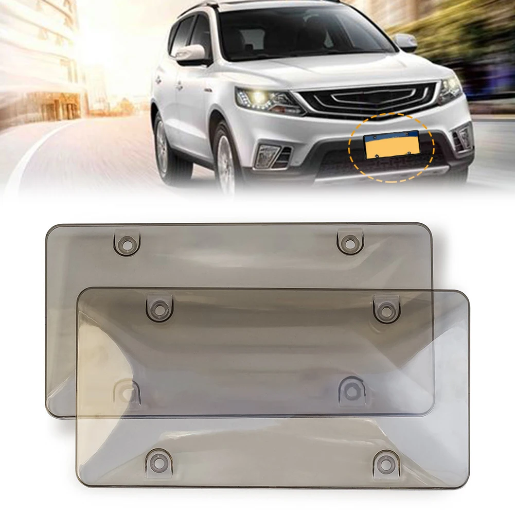 2pcs-Universal-Reflective-License-Plate-Cover-Frame-Anti-Speed-Red ...