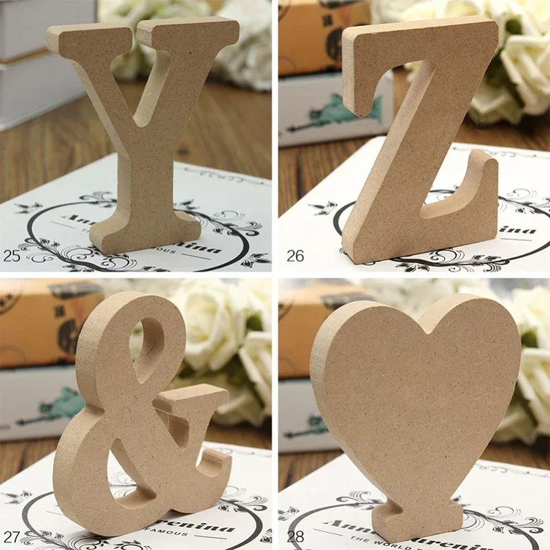 Wooden-Letters-DIY-Art-Crafts-Standing-Name-Design-10CM-Wood-Color-Door ...