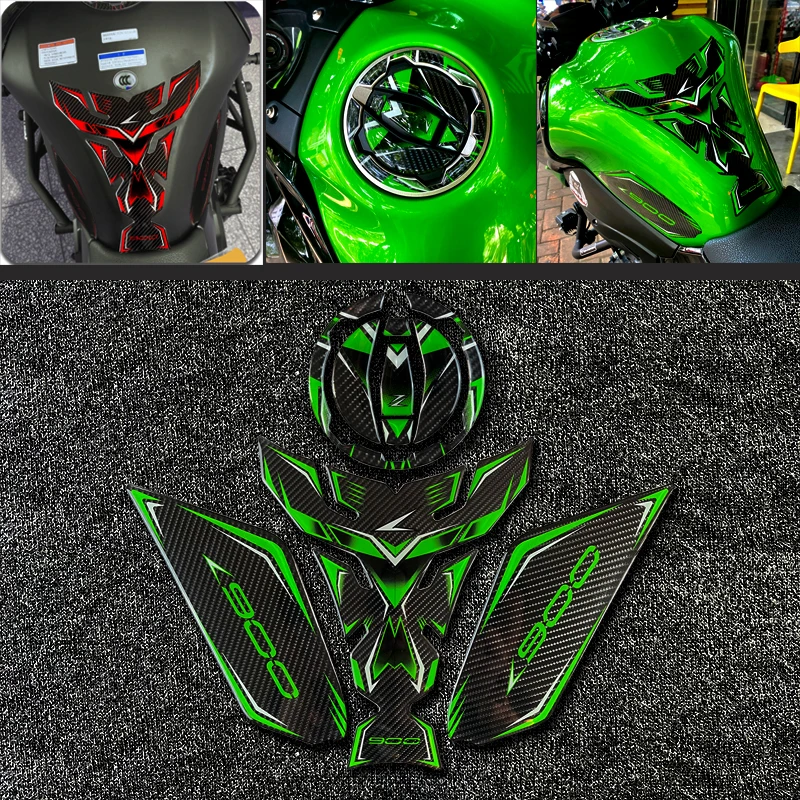 Z900-Motorcycle-Accessories-Gas-Tank-Pad-Carbon-Fiber-Sticker-Decals ...