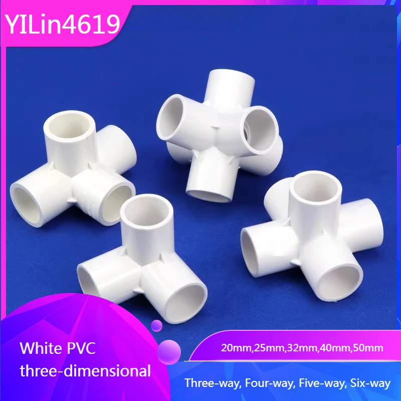 White PVC Three-dimensional Three-way, Four-way, Five-way, Six-way ...