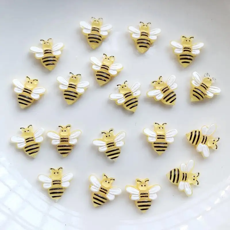 Lovely-honey-bee-resin-Rhinestone-decoration-flat-back-DIY-jewelry ...