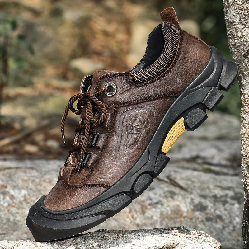 High-Quality-Outdoor-Climbing-Men-s-Shoes-Genuine-Leather-Non-slip ...