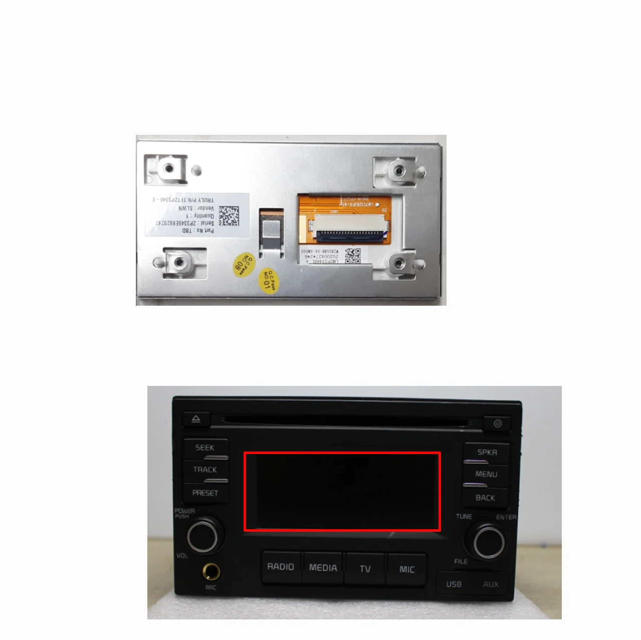 Original-Navigation-Monitor-Radio-LCD-Display-for-Hyundai-961808S000 ...
